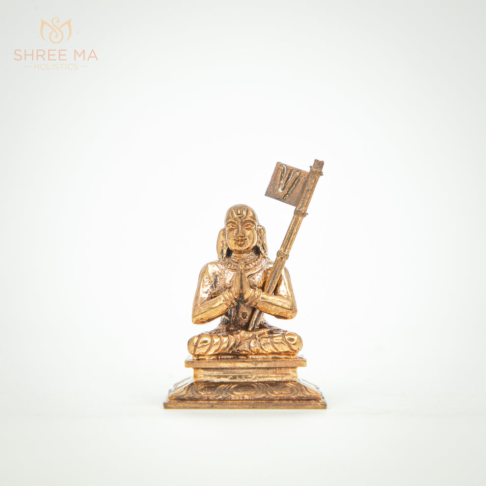 Ramanujar 2" Panchaloha Bronze from Swamimalai - Shree Ma Sculptures